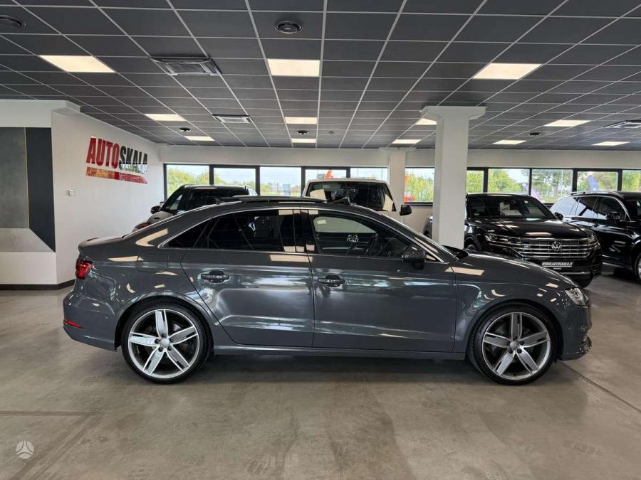 Grey Audi A3 2017 in Klaipeda, with an engine capacity of 1.97 L and mileage of 238 thousand km for 16950 €, photo 19 on AUTOMOTO.COM.LV