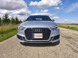 Grey Audi A3 2017 in Kaunas, with an engine capacity of 1.98 L and mileage of 201 thousand km for 13500 €, photo  on AUTOMOTO.COM.LV