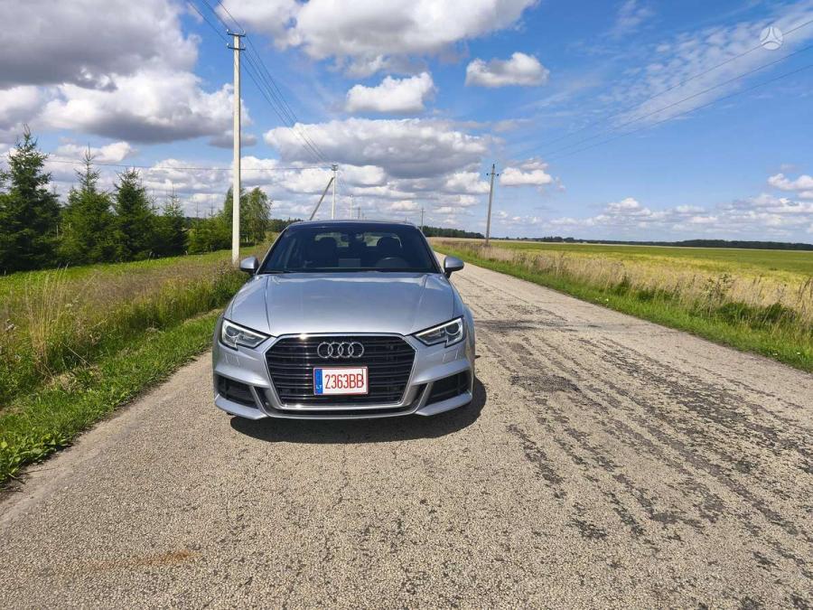 Grey Audi A3 2017 in Kaunas, with an engine capacity of 1.98 L and mileage of 201 thousand km for 13500 €, photo 3 on AUTOMOTO.COM.LV