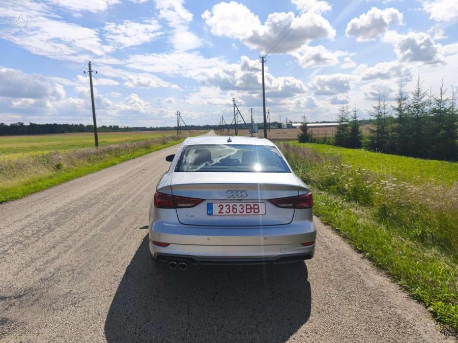 Grey Audi A3 2017 in Kaunas, with an engine capacity of 1.98 L and mileage of 201 thousand km for 13500 €, photo 7 on AUTOMOTO.COM.LV