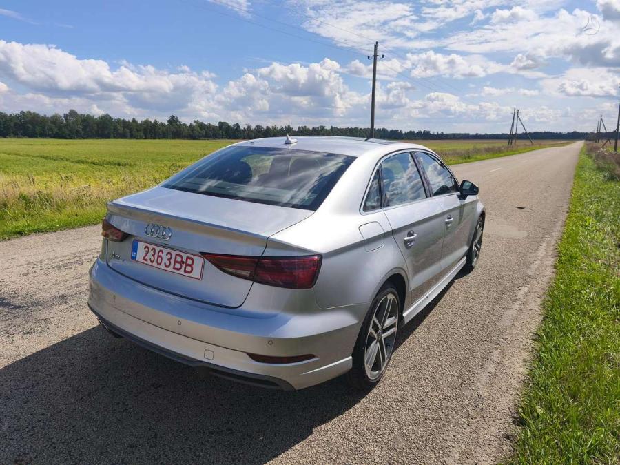 Grey Audi A3 2017 in Kaunas, with an engine capacity of 1.98 L and mileage of 201 thousand km for 13500 €, photo 9 on AUTOMOTO.COM.LV