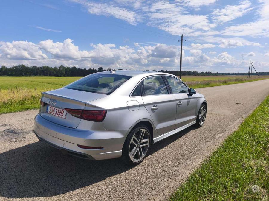 Grey Audi A3 2017 in Kaunas, with an engine capacity of 1.98 L and mileage of 201 thousand km for 13500 €, photo 10 on AUTOMOTO.COM.LV
