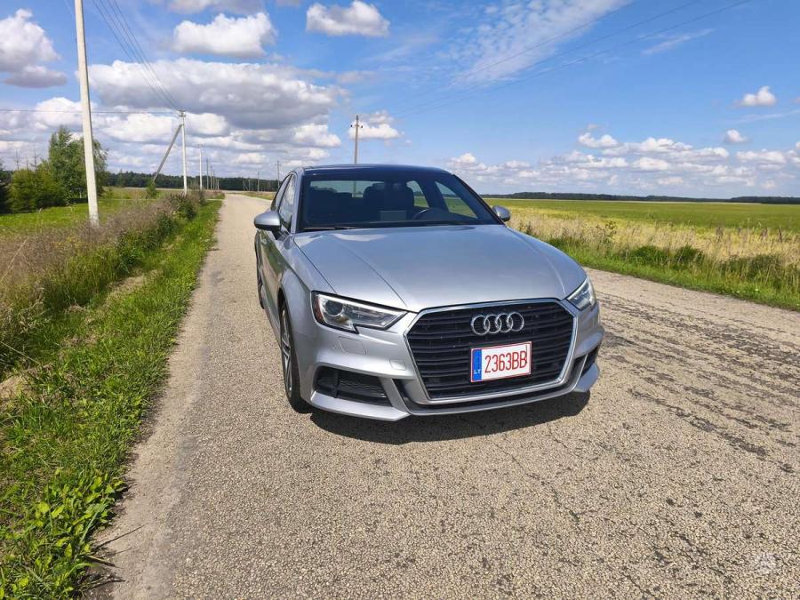 Grey Audi A3 2017 in Kaunas, with an engine capacity of 1.98 L and mileage of 201 thousand km for 13500 €, photo 13 on AUTOMOTO.COM.LV