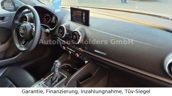 Grey Audi A3 2018 in Kaunas, with an engine capacity of 2.00 L and mileage of 71 thousand km for 24264 €, photo 9 on AUTOMOTO.COM.LV