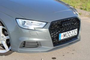 Grey Audi A3 2018 in Vilnius, with an engine capacity of 2.00 L and mileage of 209 thousand km for 15000 €, photo 8 on AUTOMOTO.COM.LV