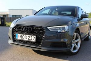Grey Audi A3 2018 in Vilnius, with an engine capacity of 2.00 L and mileage of 209 thousand km for 15000 €, photo 12 on AUTOMOTO.COM.LV