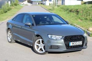 Grey Audi A3 2018 in Vilnius, with an engine capacity of 2.00 L and mileage of 209 thousand km for 15000 €, photo 7 on AUTOMOTO.COM.LV