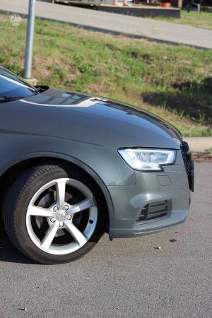 Grey Audi A3 2018 in Vilnius, with an engine capacity of 2.00 L and mileage of 209 thousand km for 15000 €, photo 11 on AUTOMOTO.COM.LV