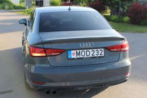 Grey Audi A3 2018 in Vilnius, with an engine capacity of 2.00 L and mileage of 209 thousand km for 15000 €, photo 17 on AUTOMOTO.COM.LV