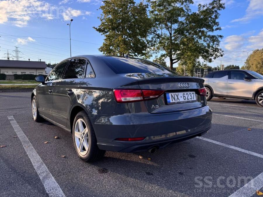Grey Audi A3 2018 in Riga, with an engine capacity of 1.60 L and mileage of 136 thousand km for 14500 €, photo 6 on AUTOMOTO.COM.LV