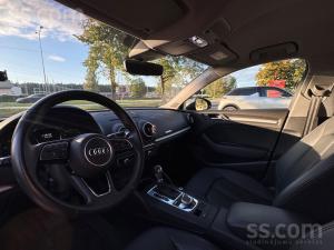 Grey Audi A3 2018 in Riga, with an engine capacity of 1.60 L and mileage of 136 thousand km for 14500 €, photo 8 on AUTOMOTO.COM.LV