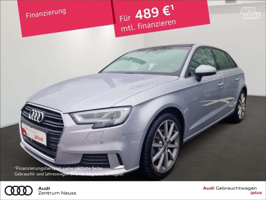 Pelēks Audi A3 2019 Kauņa, ar dzinēja tilpumu 1.50 L un nobraukumu 37 tūkst. km par 23317 €, foto 1 vietnē AUTOMOTO.COM.LV