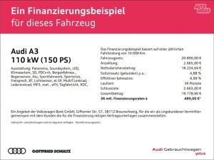 Pelēks Audi A3 2019 Kauņa, ar dzinēja tilpumu 1.50 L un nobraukumu 37 tūkst. km par 23317 €, foto 2 vietnē AUTOMOTO.COM.LV