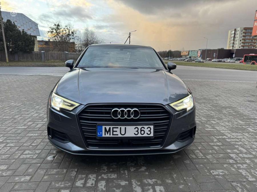 Grey Audi A3 2019 in Kaunas, with an engine capacity of 1.98 L and mileage of 82 thousand km for 14900 €, photo 5 on AUTOMOTO.COM.LV