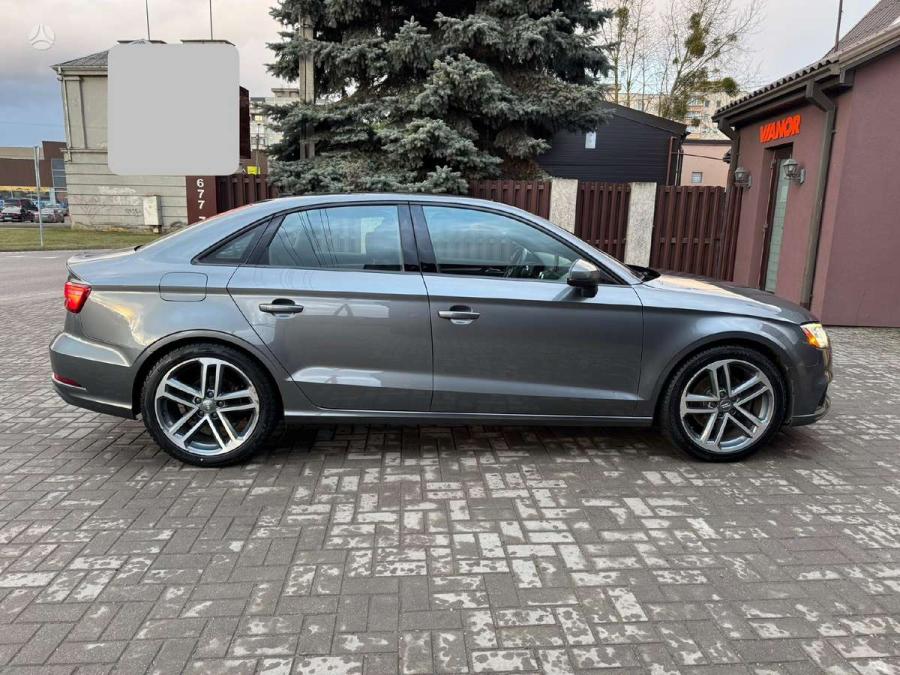 Grey Audi A3 2019 in Kaunas, with an engine capacity of 1.98 L and mileage of 82 thousand km for 14900 €, photo 7 on AUTOMOTO.COM.LV