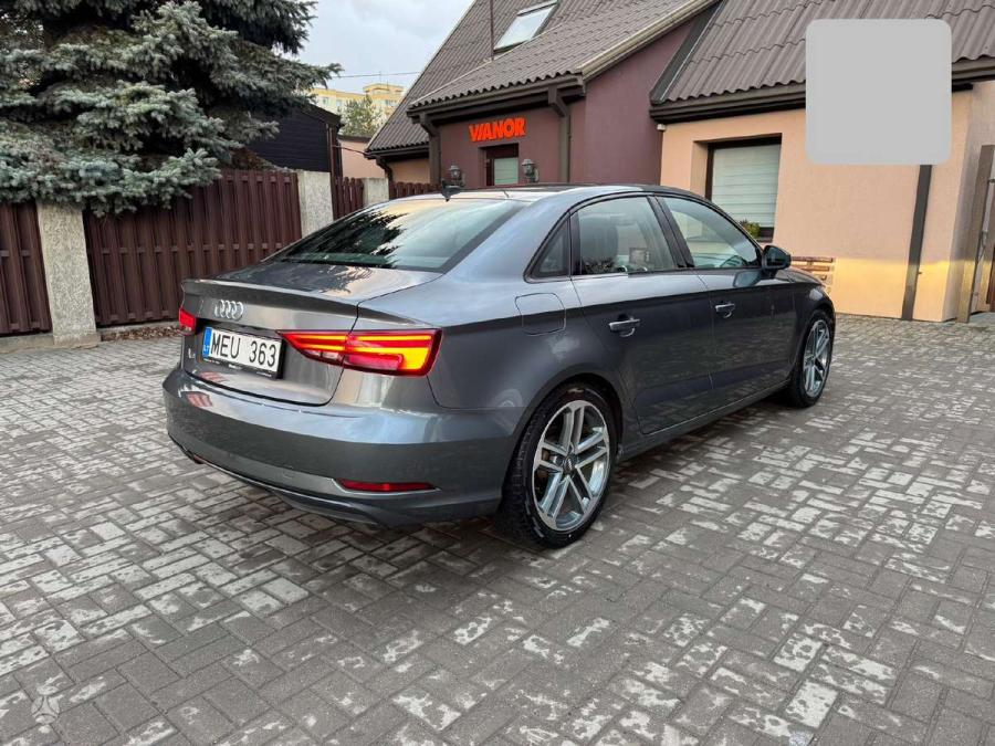 Grey Audi A3 2019 in Kaunas, with an engine capacity of 1.98 L and mileage of 82 thousand km for 14900 €, photo 8 on AUTOMOTO.COM.LV