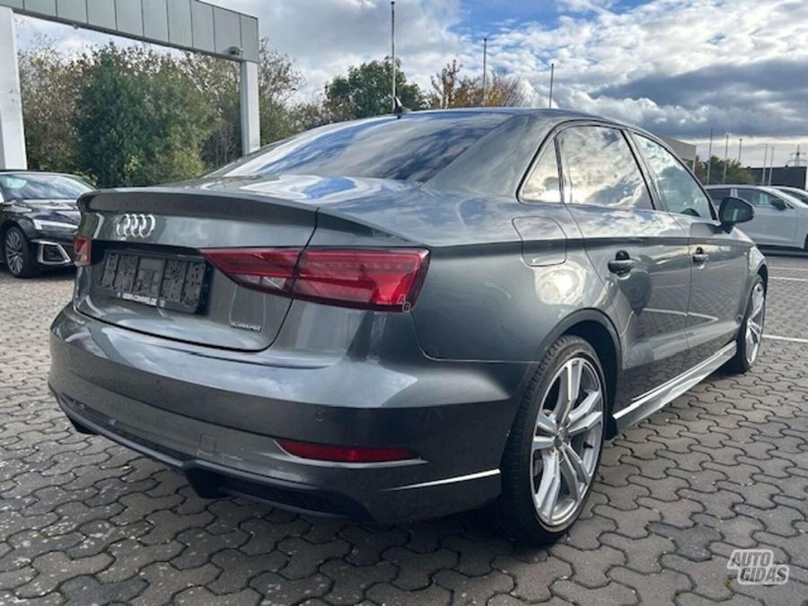 Grey Audi A3 2019 in Kaunas, with an engine capacity of 2.00 L and mileage of 55 thousand km for 32483 €, photo 3 on AUTOMOTO.COM.LV