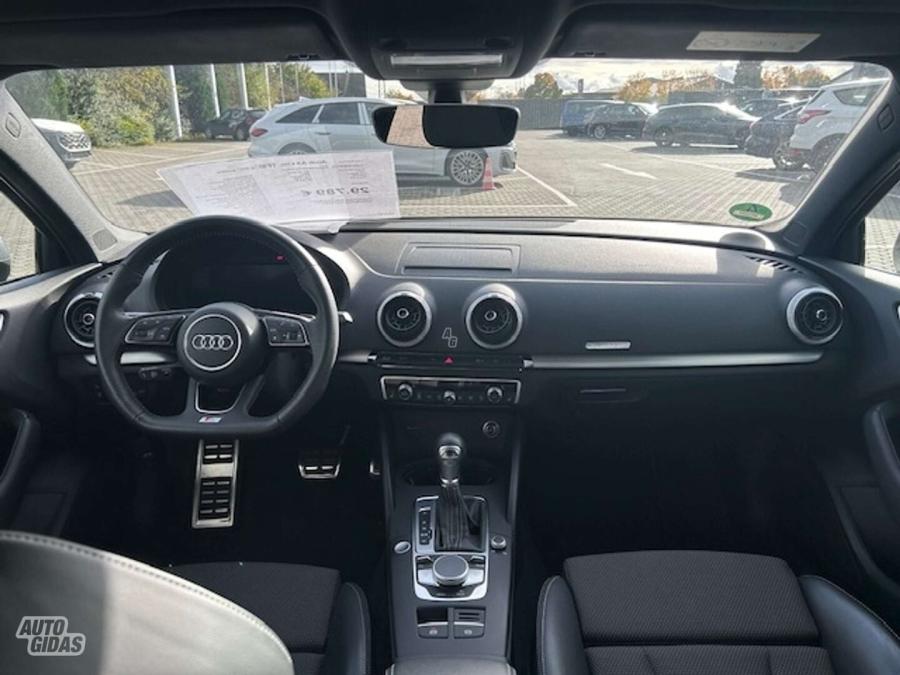 Grey Audi A3 2019 in Kaunas, with an engine capacity of 2.00 L and mileage of 55 thousand km for 32483 €, photo 8 on AUTOMOTO.COM.LV