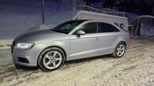 Grey Audi A3 2019 in Kaunas, with an engine capacity of 1.98 L and mileage of 106 thousand km for 17300 €, photo  on AUTOMOTO.COM.LV