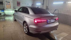 Grey Audi A3 2019 in Kaunas, with an engine capacity of 1.98 L and mileage of 106 thousand km for 17300 €, photo 7 on AUTOMOTO.COM.LV