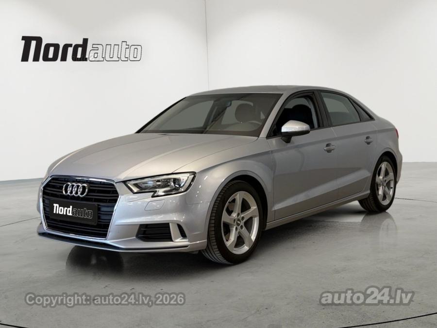 Grey Audi A3 2019 in Tallinn, with an engine capacity of 1.50 L and mileage of 59 thousand km for 16900 €, photo 1 on AUTOMOTO.COM.LV