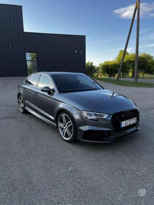 Grey Audi A3 2019 in Vilnius, with an engine capacity of 1.98 L and mileage of 74 thousand km for 14800 €, photo  on AUTOMOTO.COM.LV