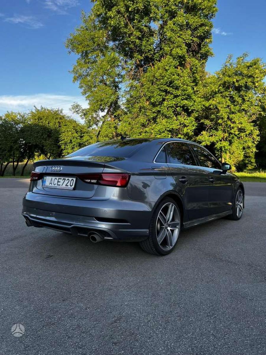 Pelēks Audi A3 2019 Viļņa, ar dzinēja tilpumu 1.98 L un nobraukumu 74 tūkst. km par 14800 €, foto 6 vietnē AUTOMOTO.COM.LV