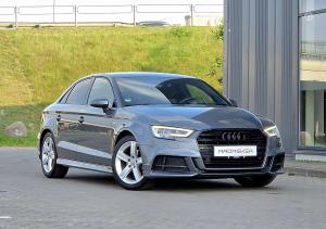 Pelēks Audi A3 2019 Viļņa, ar dzinēja tilpumu 1.50 L un nobraukumu 194 tūkst. km par 15900 €, foto  vietnē AUTOMOTO.COM.LV