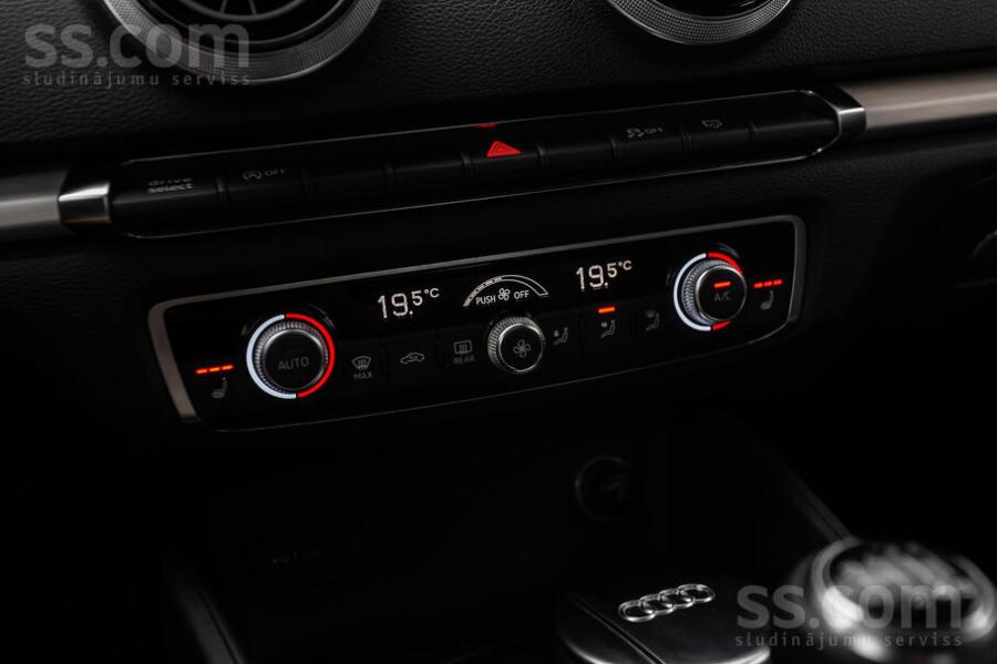 Grey Audi A3 2019 in Jelgava, with an engine capacity of 1.00 L and mileage of 206 thousand km for 14300 €, photo 15 on AUTOMOTO.COM.LV