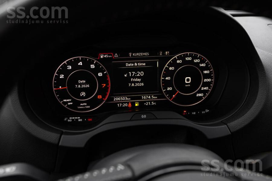 Grey Audi A3 2019 in Jelgava, with an engine capacity of 1.00 L and mileage of 206 thousand km for 14300 €, photo 28 on AUTOMOTO.COM.LV