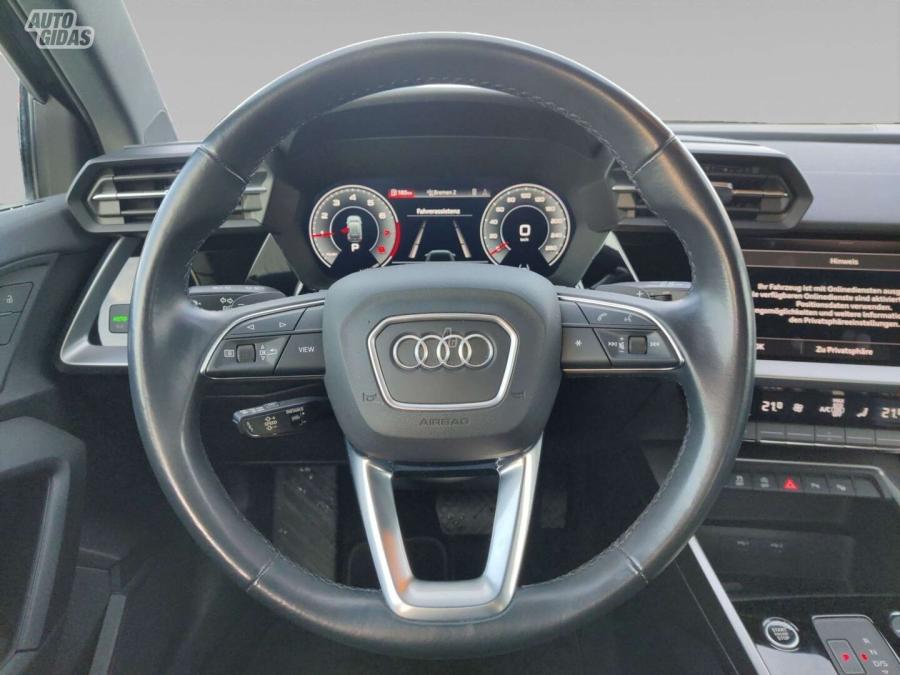 Grey Audi A3 2021 in Kaunas, with an engine capacity of 1.50 L and mileage of 27 thousand km for 29291 €, photo 13 on AUTOMOTO.COM.LV