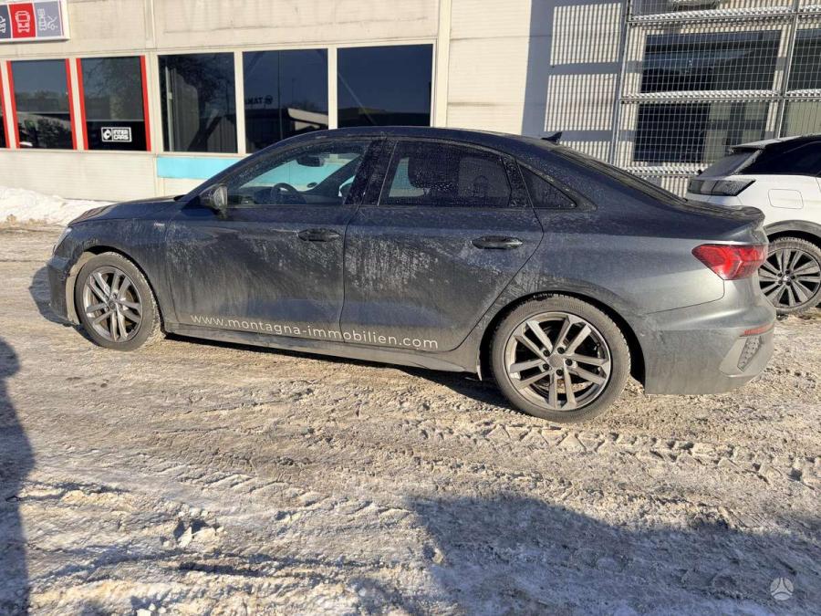 Grey Audi A3 2021 in Vilnius, with an engine capacity of 1.50 L and mileage of 181 thousand km for 21100 €, photo 3 on AUTOMOTO.COM.LV
