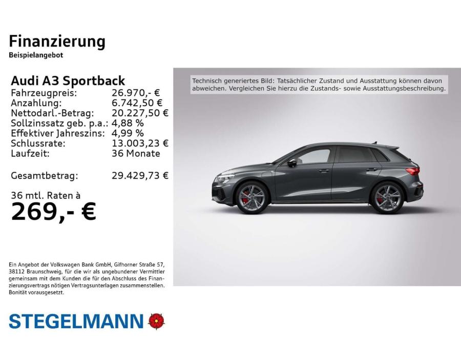 Pelēks Audi A3 2022 Kauņa, ar dzinēja tilpumu 1.40 L un nobraukumu 100 tūkst. km par 29837 €, foto 2 vietnē AUTOMOTO.COM.LV