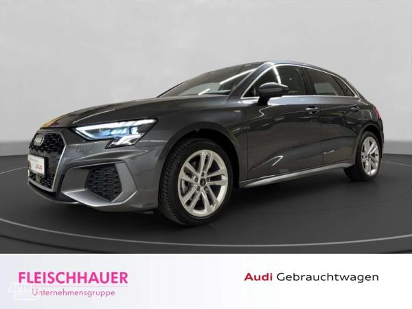 Pelēks Audi A3 2022 Kauņa, ar dzinēja tilpumu 1.50 L un nobraukumu 57 tūkst. km par 28570 €, foto 1 vietnē AUTOMOTO.COM.LV