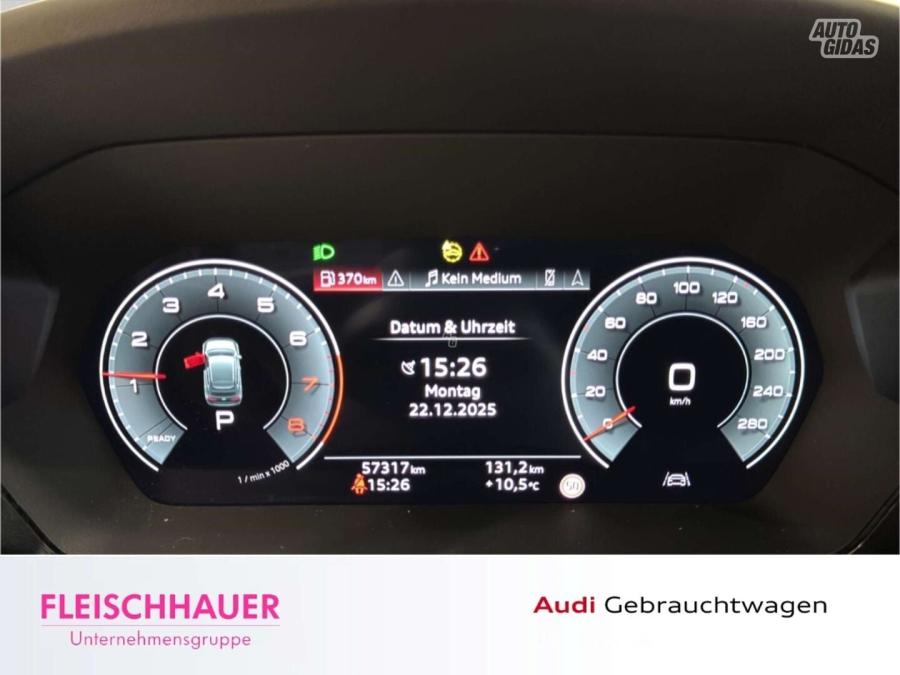 Pelēks Audi A3 2022 Kauņa, ar dzinēja tilpumu 1.50 L un nobraukumu 57 tūkst. km par 28570 €, foto 11 vietnē AUTOMOTO.COM.LV
