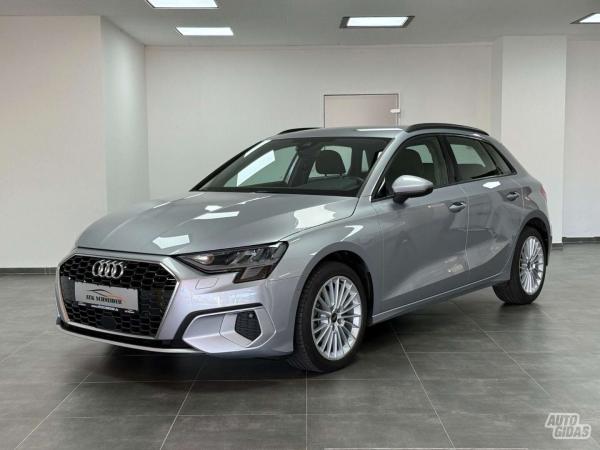 Grey Audi A3 2022 in Kaunas, with an engine capacity of 2.00 L and mileage of 67 thousand km for 26934 €, photo 1 on AUTOMOTO.COM.LV