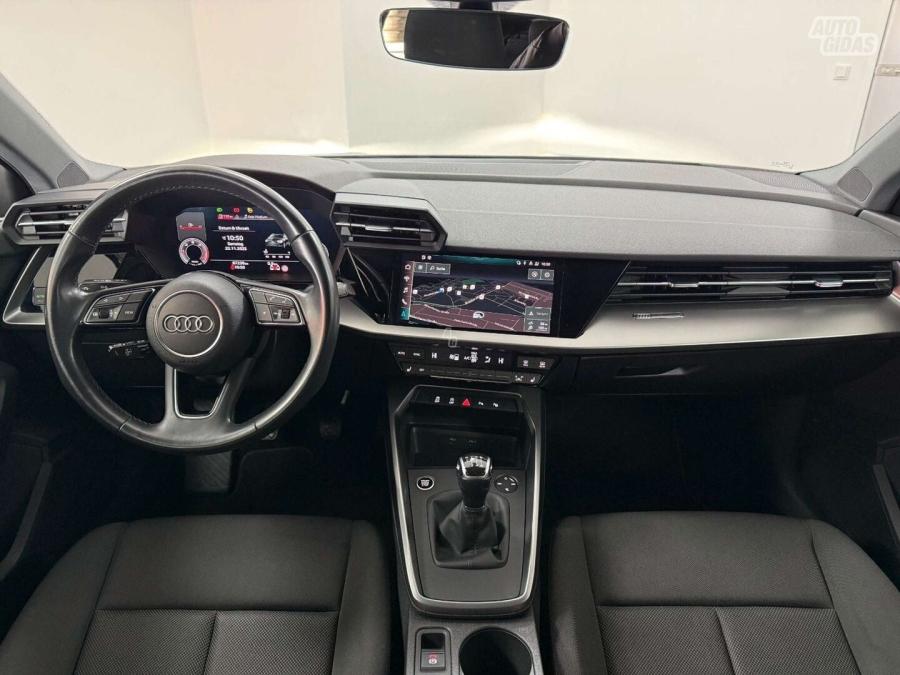 Grey Audi A3 2022 in Kaunas, with an engine capacity of 2.00 L and mileage of 67 thousand km for 26934 €, photo 9 on AUTOMOTO.COM.LV