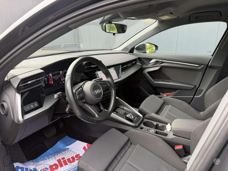 Pelēks Audi A3 2022 Kauņa, ar dzinēja tilpumu 1.50 L un nobraukumu 196 tūkst. km par 17900 €, foto 14 vietnē AUTOMOTO.COM.LV