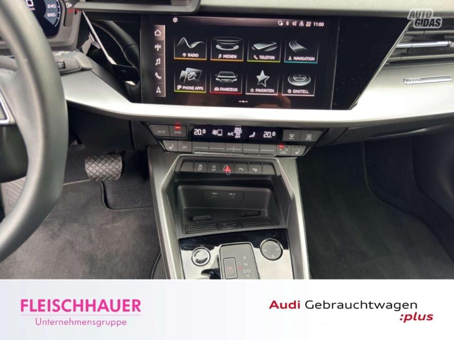 Grey Audi A3 2024 in Kaunas, with an engine capacity of 1.50 L and mileage of 13 thousand km for 32690 €, photo 13 on AUTOMOTO.COM.LV