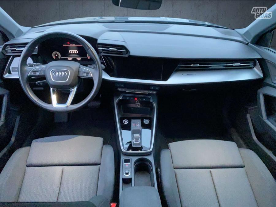 Grey Audi A3 2024 in Kaunas, with an engine capacity of 1.50 L and mileage of 28 thousand km for 29742 €, photo 12 on AUTOMOTO.COM.LV