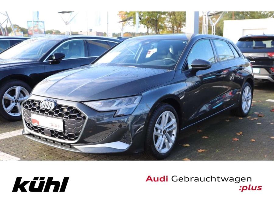 Pelēks Audi A3 2025 Kauņa, ar dzinēja tilpumu 1.50 L un nobraukumu 26 tūkst. km par 33197 €, foto 1 vietnē AUTOMOTO.COM.LV