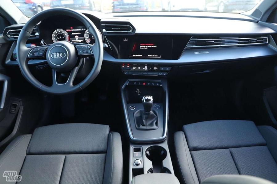 Pelēks Audi A3 2025 Kauņa, ar dzinēja tilpumu 1.50 L un nobraukumu 26 tūkst. km par 33197 €, foto 10 vietnē AUTOMOTO.COM.LV