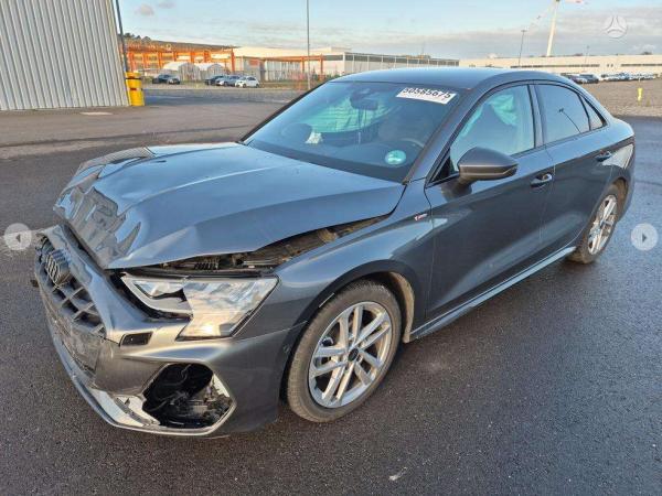 Grey Audi A3 2025 in Klaipeda, with an engine capacity of 1.50 L and mileage of 23 thousand km for 18300 €, photo 1 on AUTOMOTO.COM.LV