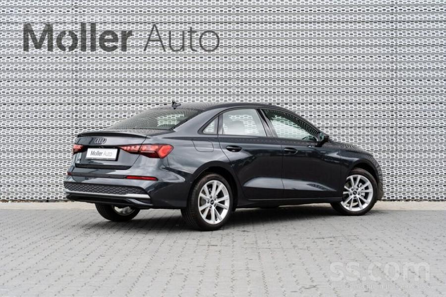 Grey Audi A3 2026 in Riga, with an engine capacity of 1.50 L and mileage of 38 thousand km for 32900 €, photo 5 on AUTOMOTO.COM.LV