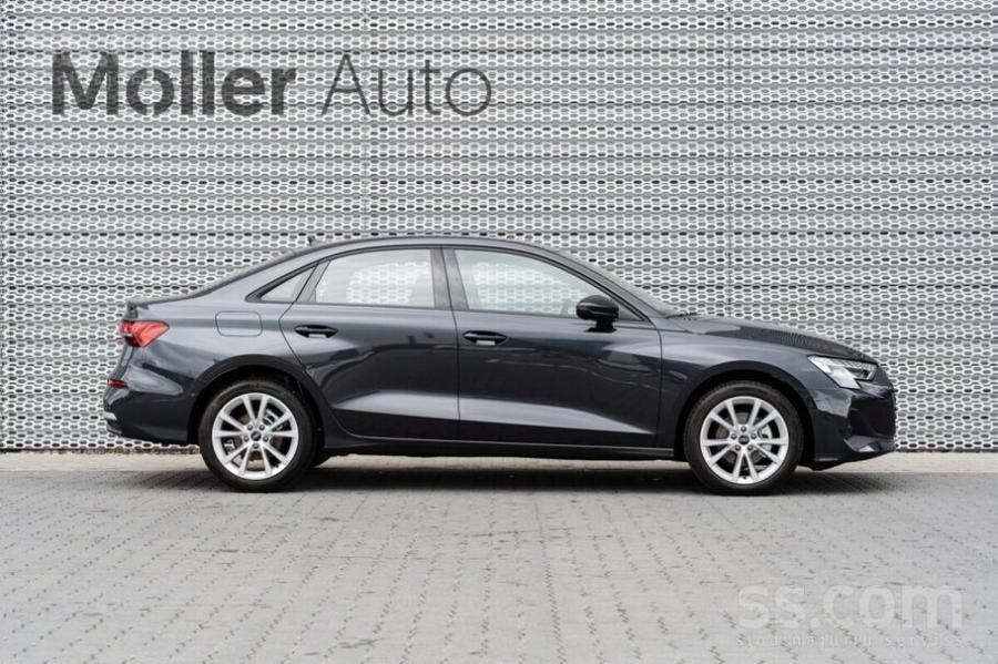 Grey Audi A3 2026 in Riga, with an engine capacity of 1.50 L and mileage of 38 thousand km for 32900 €, photo 6 on AUTOMOTO.COM.LV