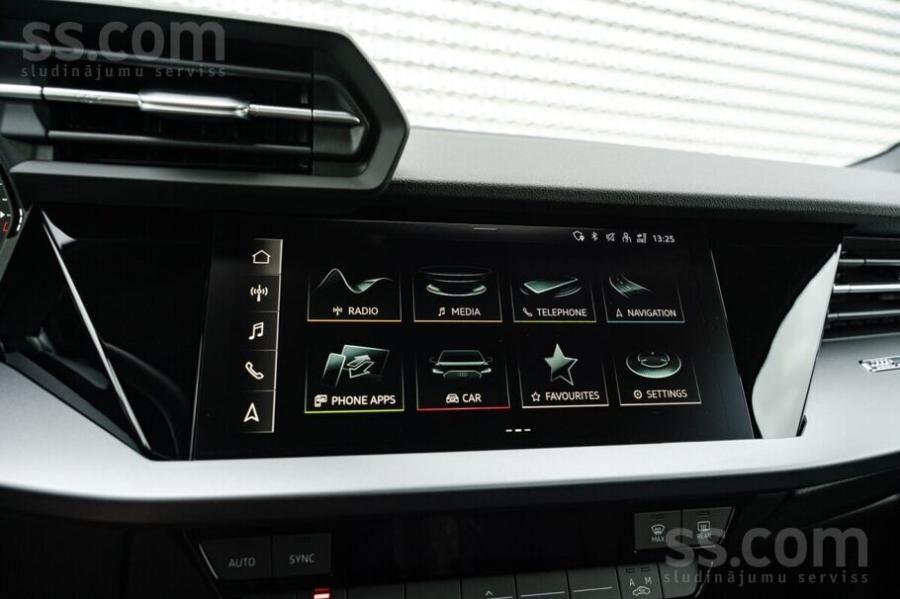 Grey Audi A3 2026 in Riga, with an engine capacity of 1.50 L and mileage of 38 thousand km for 32900 €, photo 16 on AUTOMOTO.COM.LV