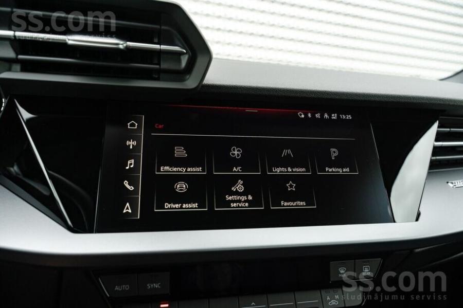 Grey Audi A3 2026 in Riga, with an engine capacity of 1.50 L and mileage of 38 thousand km for 32900 €, photo 17 on AUTOMOTO.COM.LV