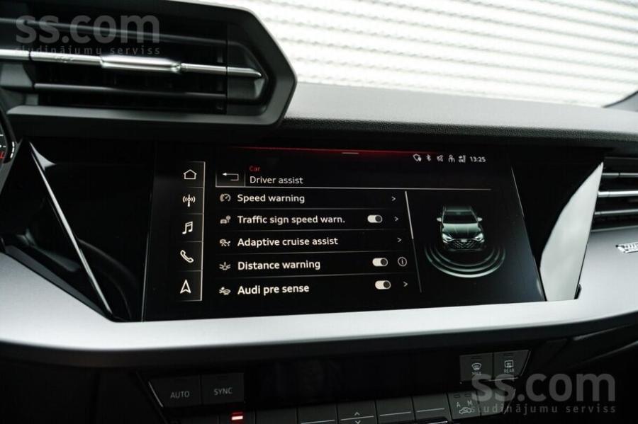Grey Audi A3 2026 in Riga, with an engine capacity of 1.50 L and mileage of 38 thousand km for 32900 €, photo 18 on AUTOMOTO.COM.LV