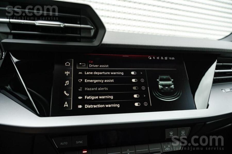 Grey Audi A3 2026 in Riga, with an engine capacity of 1.50 L and mileage of 38 thousand km for 32900 €, photo 19 on AUTOMOTO.COM.LV