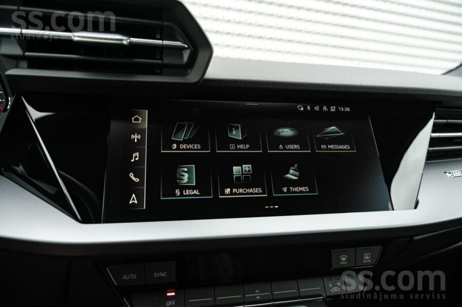 Grey Audi A3 2026 in Riga, with an engine capacity of 1.50 L and mileage of 38 thousand km for 32900 €, photo 20 on AUTOMOTO.COM.LV